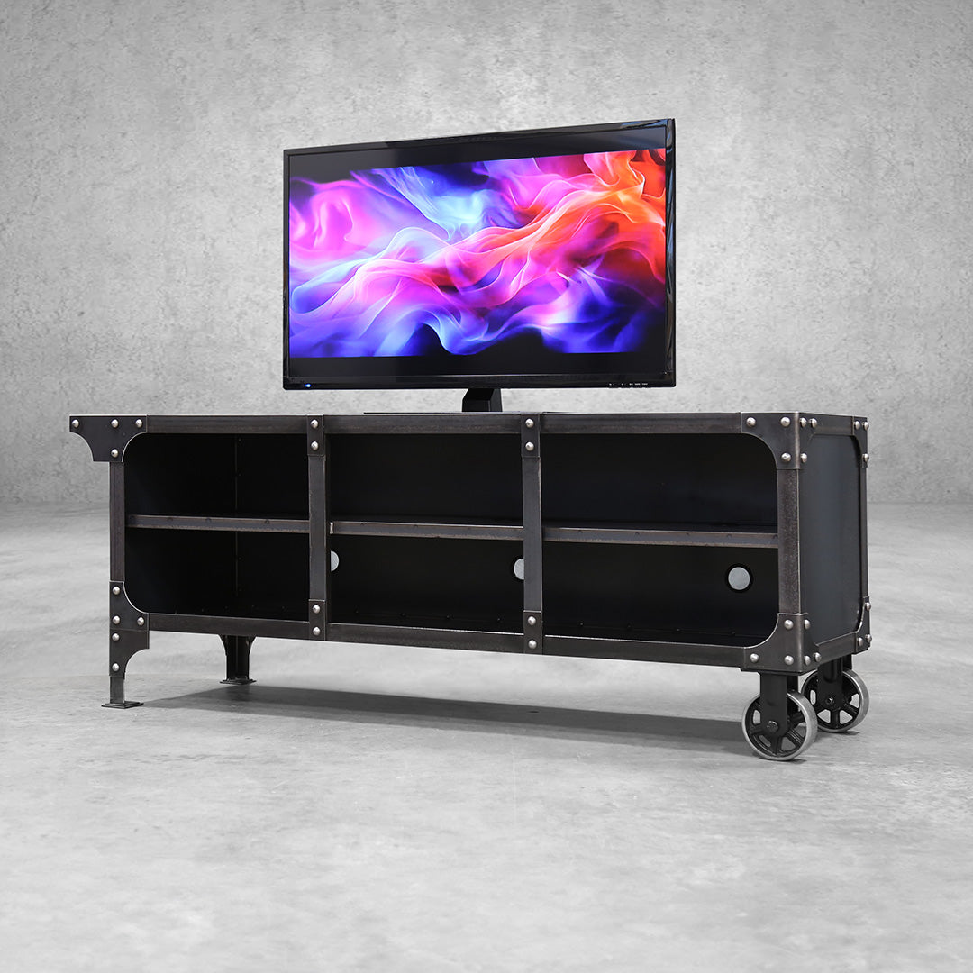 Torque Industrial Media Cart – Modern Industrial Furniture