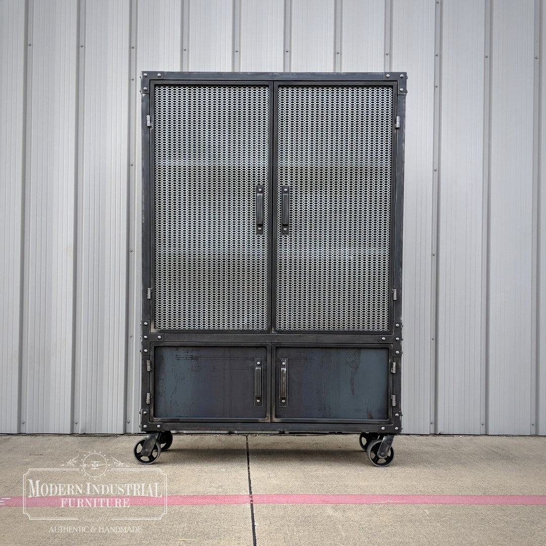 Cambridge Industrial Cabinet – Modern Industrial Furniture