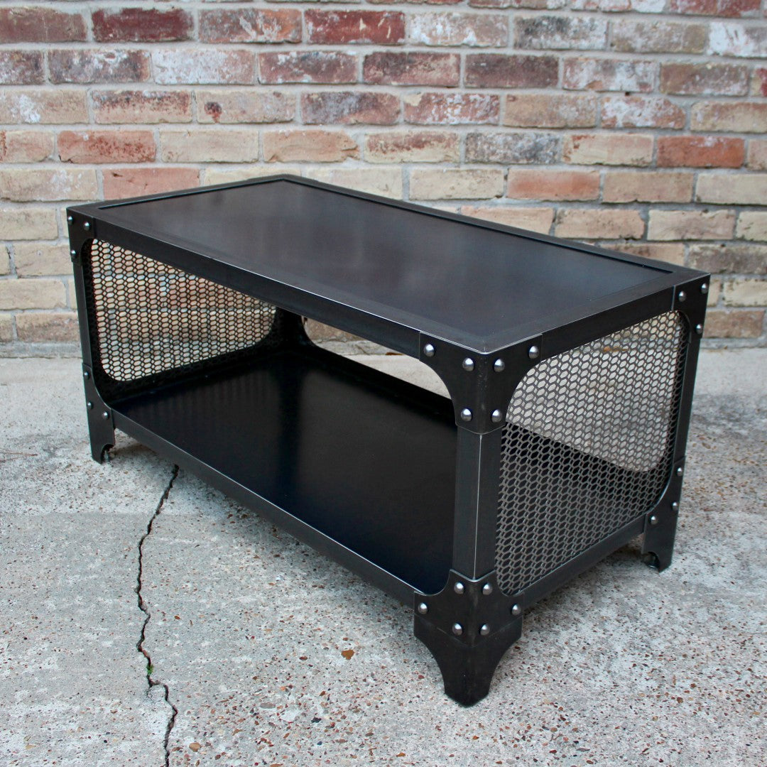 Steel Coffee Table – Modern Industrial Furniture